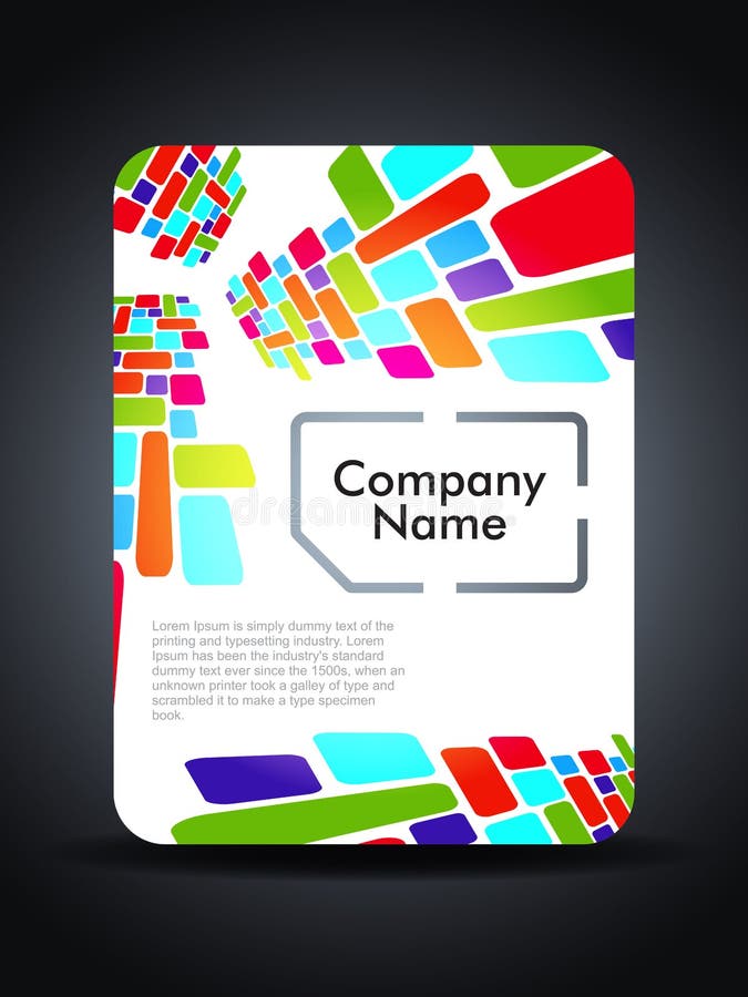 Creative Sim Card Presentation Design Concept. Stock Vector ...