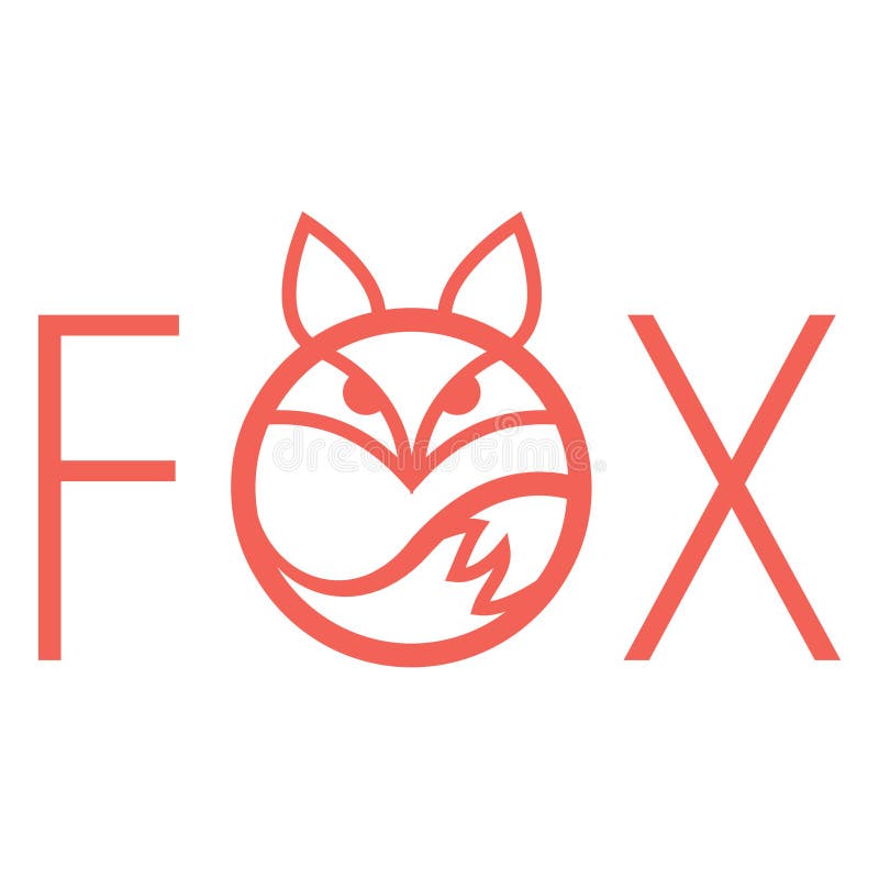 Creative Simple Fox Animal Logo Stock Vector - Illustration of element ...