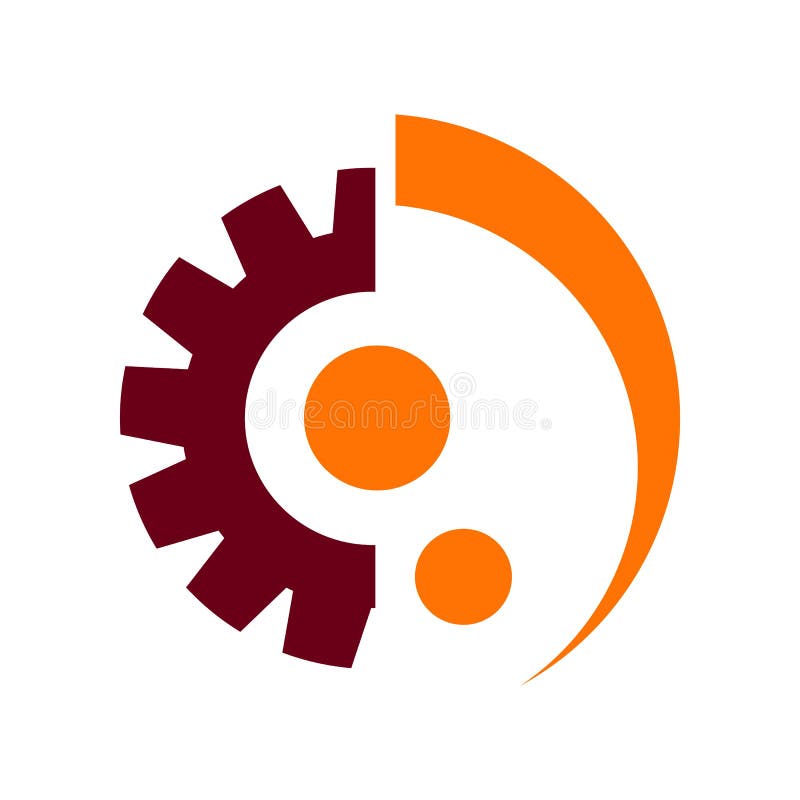 Creative Simple Gear Logo Design. Gear and Cogs Vector Stock Vector ...