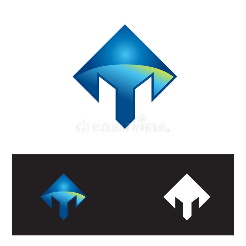 Creative Geometric Rectangle Letter M Initial Logo Stock Vector ...