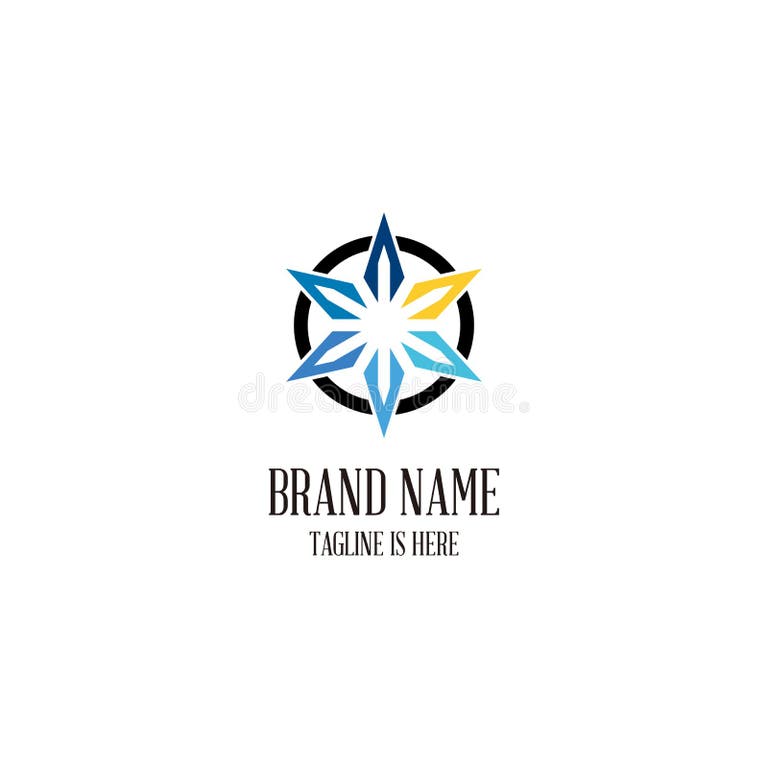 Six Star Logo Stock Illustrations – 748 Six Star Logo Stock ...