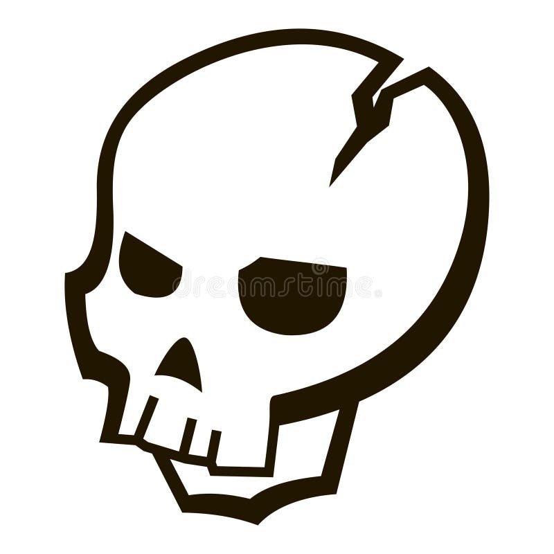 Human Skull Rough Sketch Stock Illustrations – 107 Human Skull Rough ...