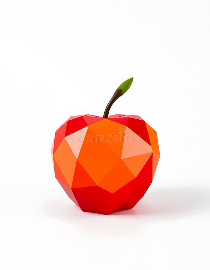 Creative Sliced Red Apple Sculpture with Vibrant Layers - Modern ...