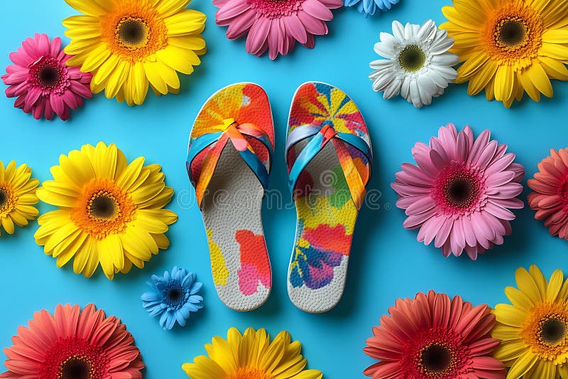 Creative Slipper Art Designs for Modern Stock Illustration ...