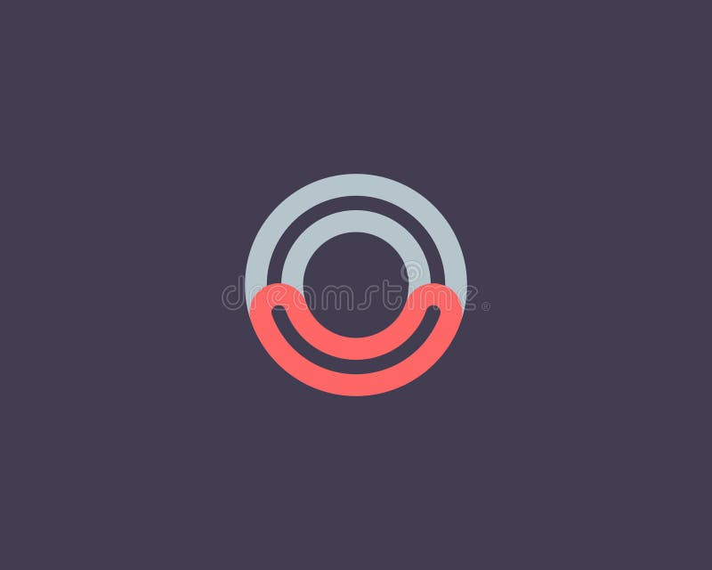 Creative Smile Logo. Universal Ring Circle Icon. Loop Infinity Sign ...