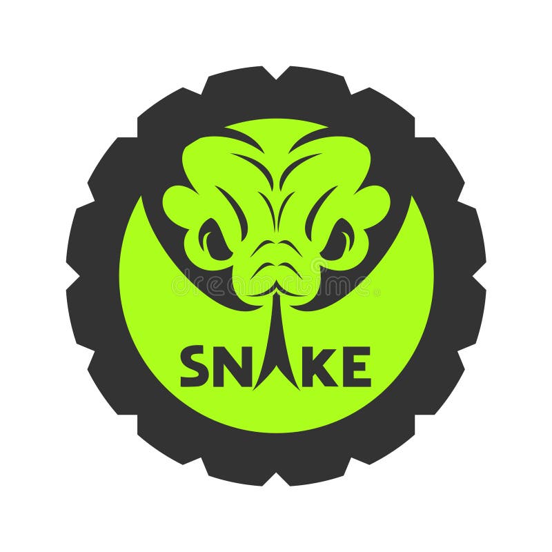 Creative Snake Art Logo Design Stock Vector - Illustration of mascot ...