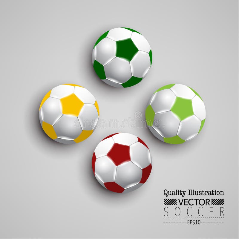 Creative Soccer Football Sport Vector Illustration Stock Vector ...