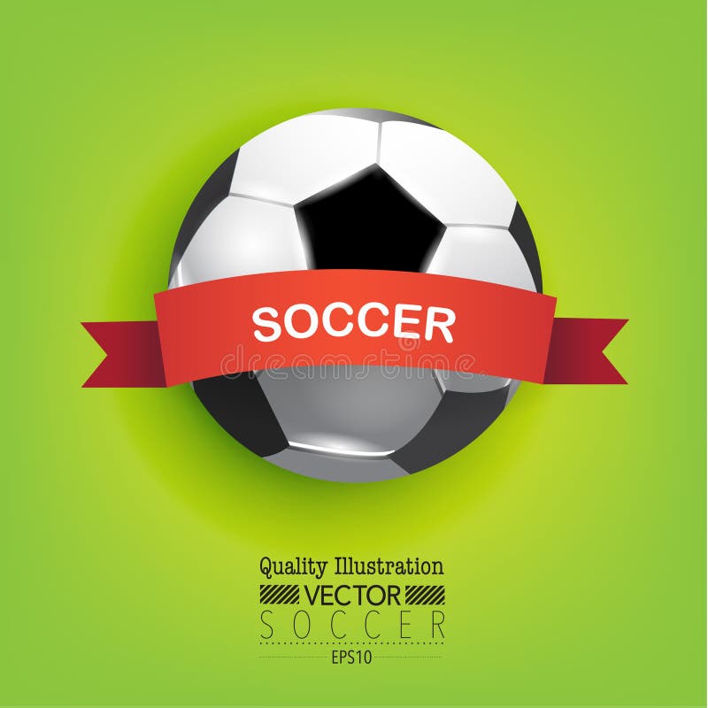 Creative Soccer Football Sport Vector Illustration Stock Vector ...