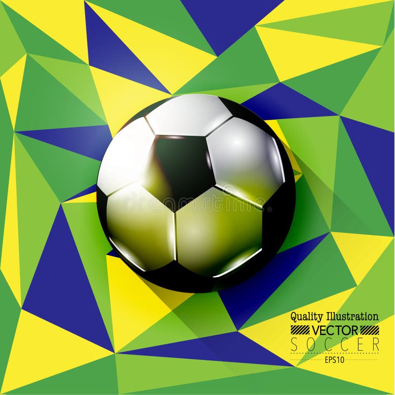 Creative Soccer Football Sport Vector Illustration Stock Vector ...