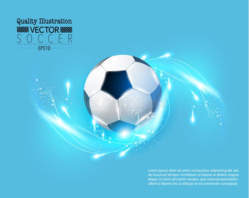 Creative Soccer Football Sport Vector Illustration Stock Vector ...