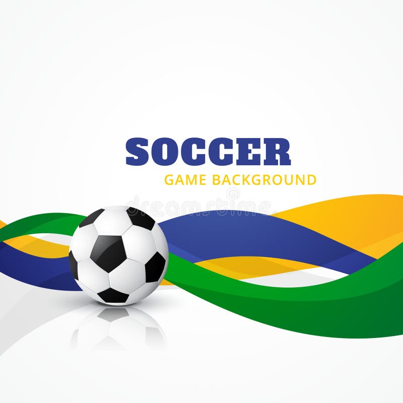 Creative Soccer Vector Background Stock Vector - Illustration of circle ...