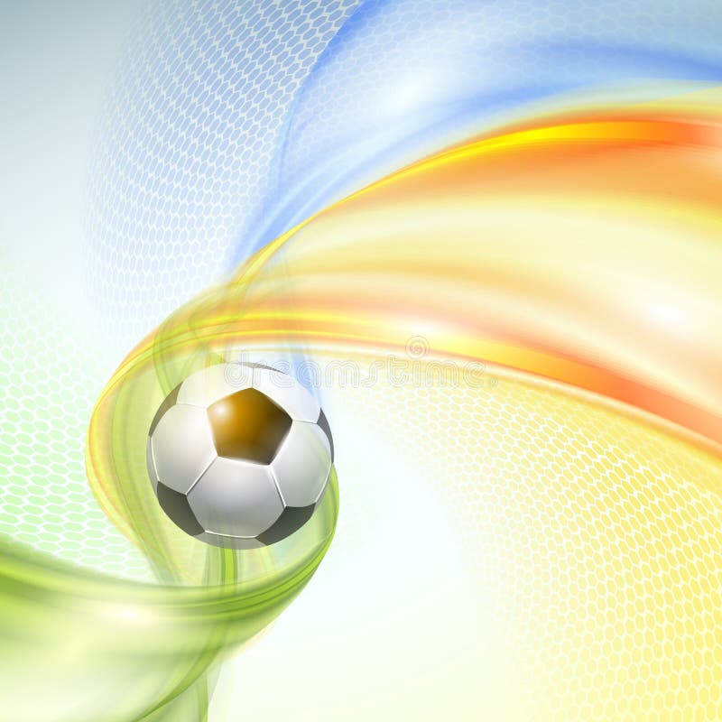 Creative Soccer Vector Design Stock Vector - Illustration of colorful ...