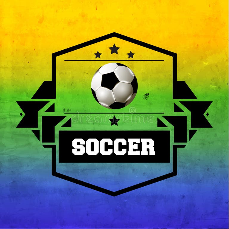 Creative Soccer Vector Design Stock Vector - Illustration of ...