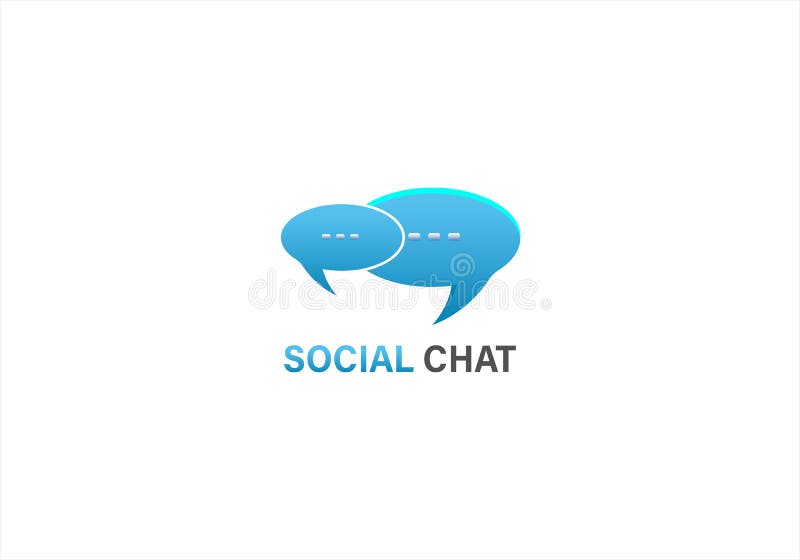 Creative Social Chat Logo and Icon Template, Logo Chatting App Vector ...