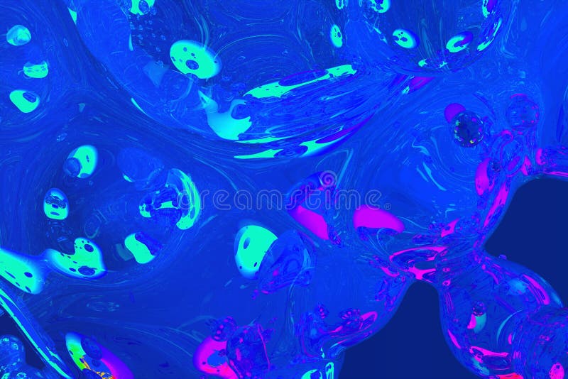 Soap Shiny and Glossy Bubbles or Liquid Abstract Gradient Background 3D ...