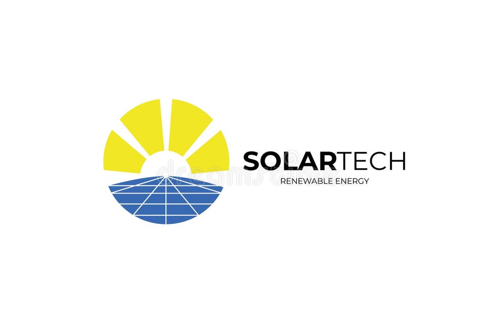 About Creative Solar Energy Logos Design Graphic Stock Illustration ...