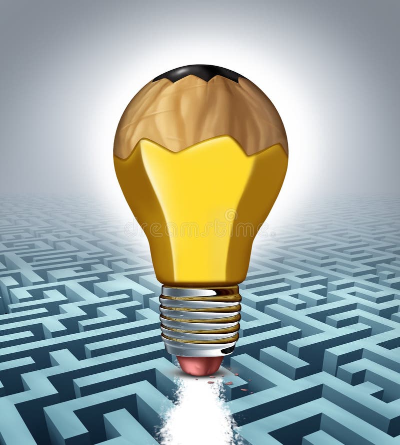 Clear Path stock illustration. Illustration of achievement - 30204041