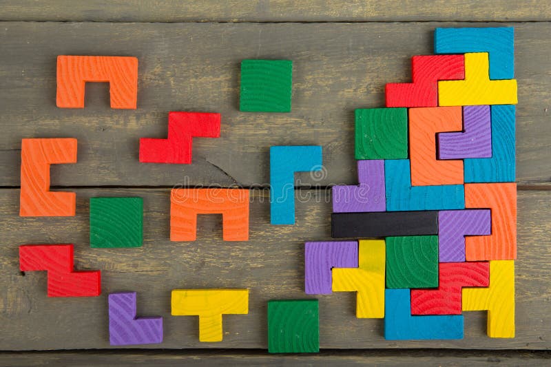 Creative Solution for Idea - Business Concept, Jigsaw Puzzle on the ...