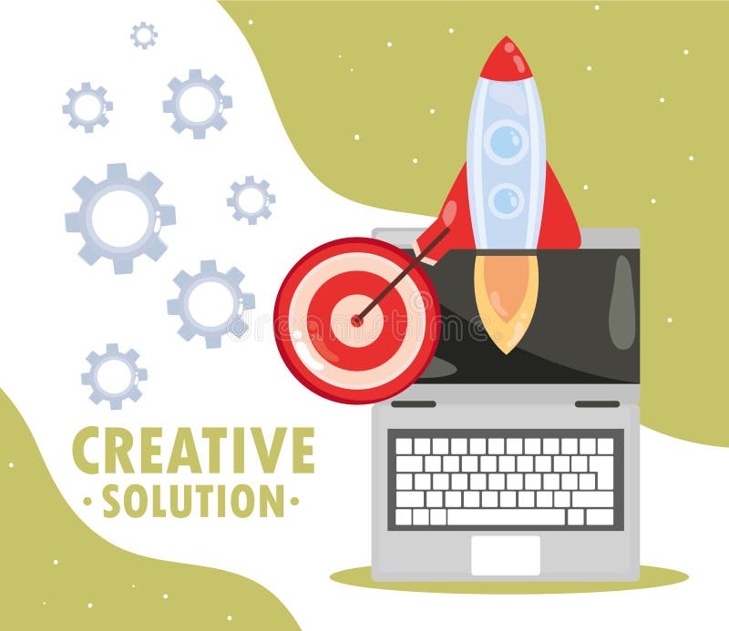 Creative solution strategy stock vector. Illustration of start - 236210587