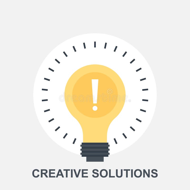Creative Solutions Vector Illustration Concept Stock Vector ...