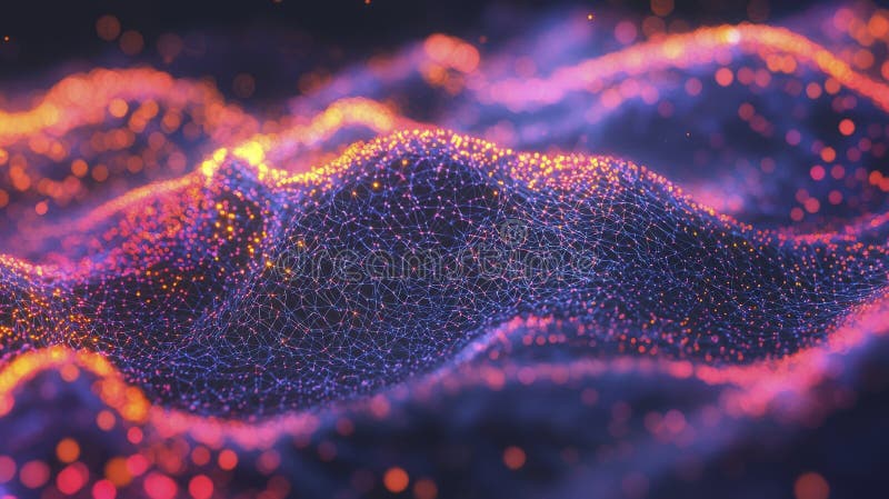 Creative Space Visualization Abstract Cybernetic Light Layers and ...