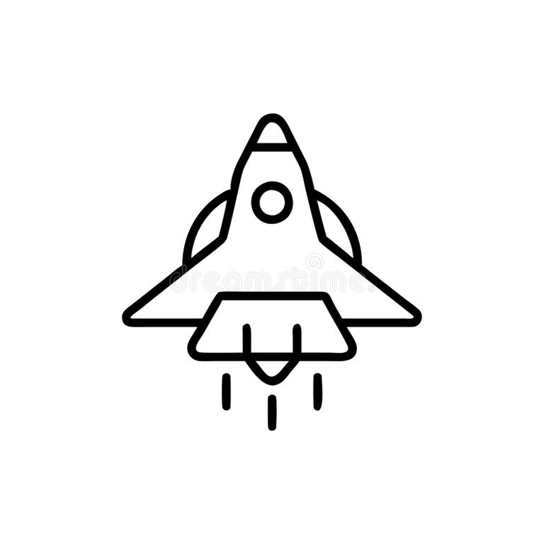 Creative Spaceship for Unique Designs Stock Vector - Illustration of ...