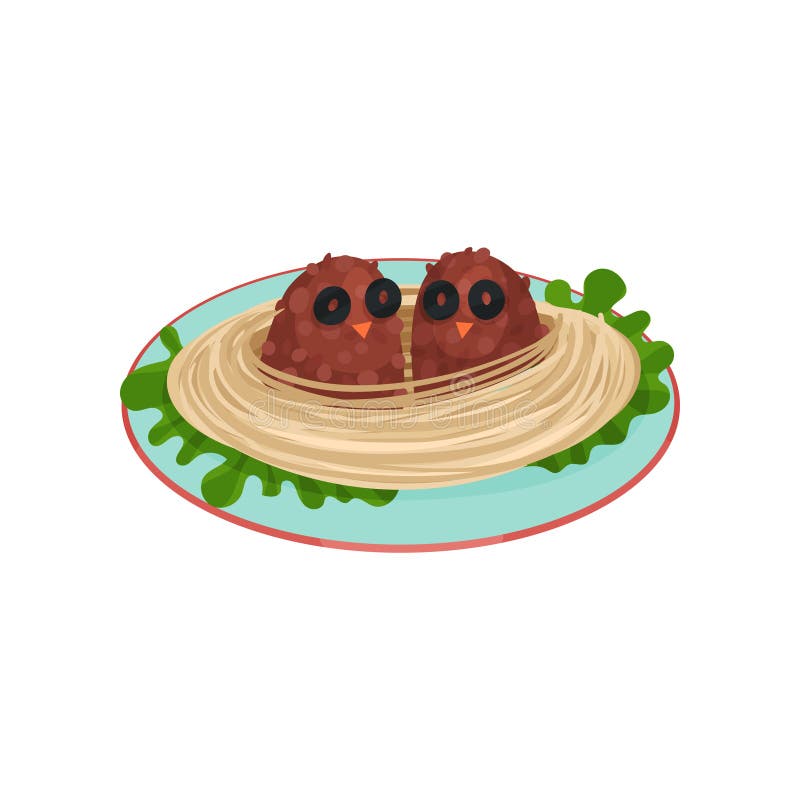 Spaghetti Nest Stock Illustrations – 105 Spaghetti Nest Stock ...