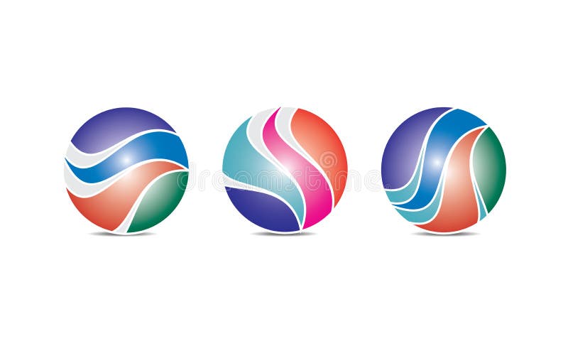 Creative Sphere Logo Template - Rounded Circular Logo Design - Abstract ...