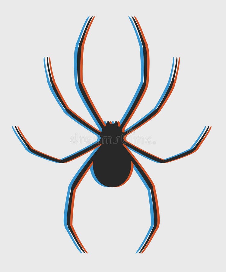Creative spider stock vector. Illustration of arachnophobia - 25622688