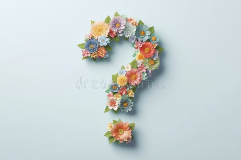 Question Mark Flowers Stock Illustrations – 177 Question Mark Flowers ...