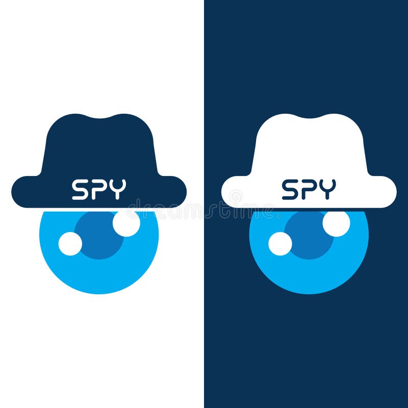 Spy Logo and Vector Icon Image Stock Illustration - Illustration of ...
