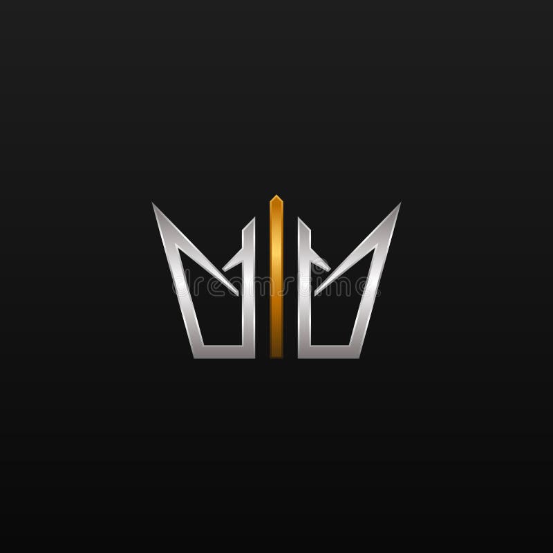 Creative Square Gold-Silver Crown Logo Stock Vector - Illustration of ...