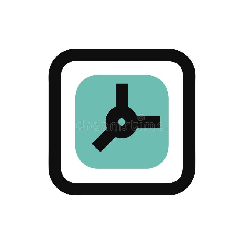Creative Square Watch Design Icon Stock Vector - Illustration of icon ...
