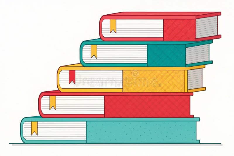 A Creative Stack of Books Arranged in an Artistic Way, Symbolizing ...