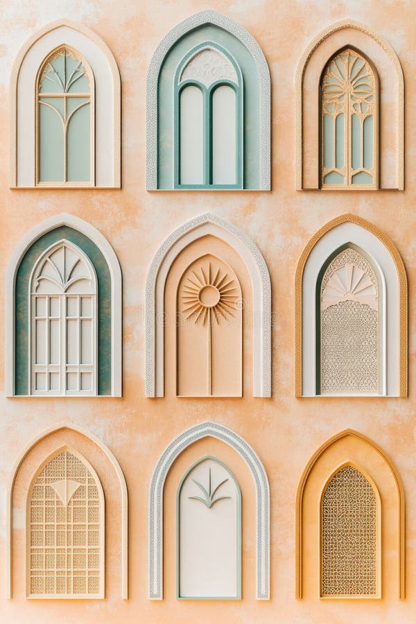 Creative Stained Glass Window Designs Collection Stock Photos - Free ...