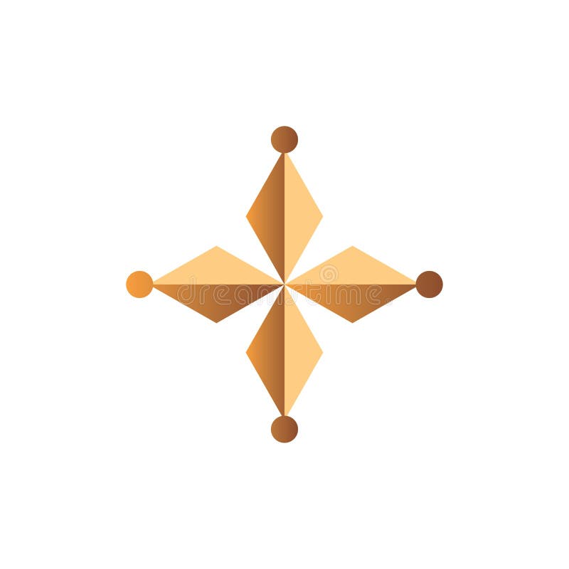 Creative Star Logo Symbol Design Color Vector Template Stock Vector ...