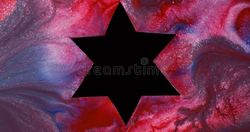 Creative Star Paint Shimmer Shape Frame Texture Stock Image - Image of ...