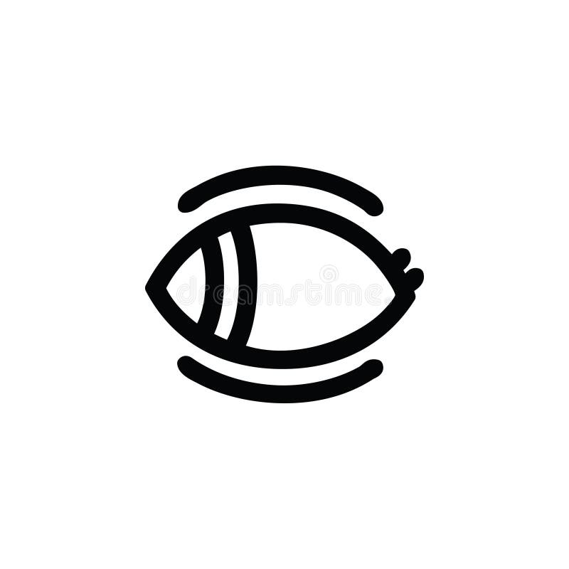 A Creative Staring Eye Icon Stock Vector - Illustration of element ...