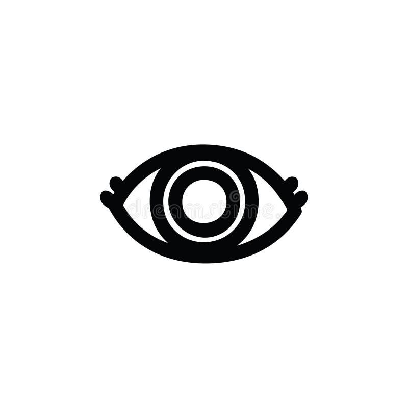 A Creative Staring Eye Icon Stock Vector - Illustration of icon ...