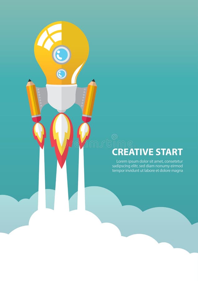 Creative start stock vector. Illustration of creativity - 36471788