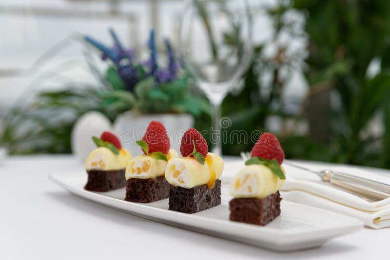 Creative Starter with Cream Cheese, Raspberries and Rye Bread Stock ...