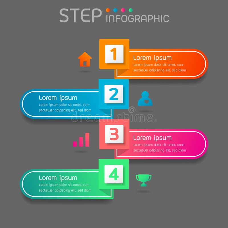 Creative Step Infographic Template for Presentation,vector Illustration ...
