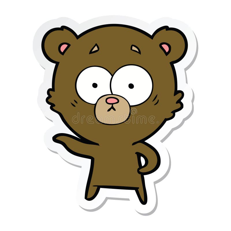 Scared Bear Cartoon Stock Illustrations – 209 Scared Bear Cartoon Stock ...