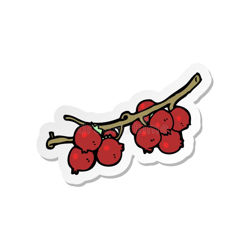 A Creative Sticker of a Cartoon Berries Stock Vector - Illustration of ...