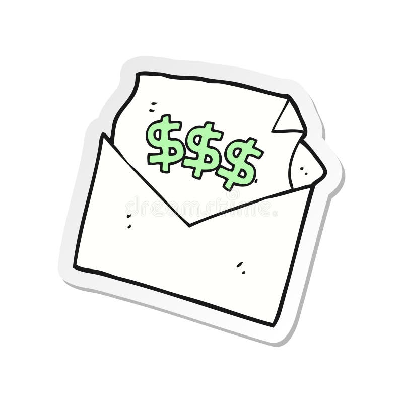 Cartoon Bill Payment Character and Businesswoman Do Tug of War with ...