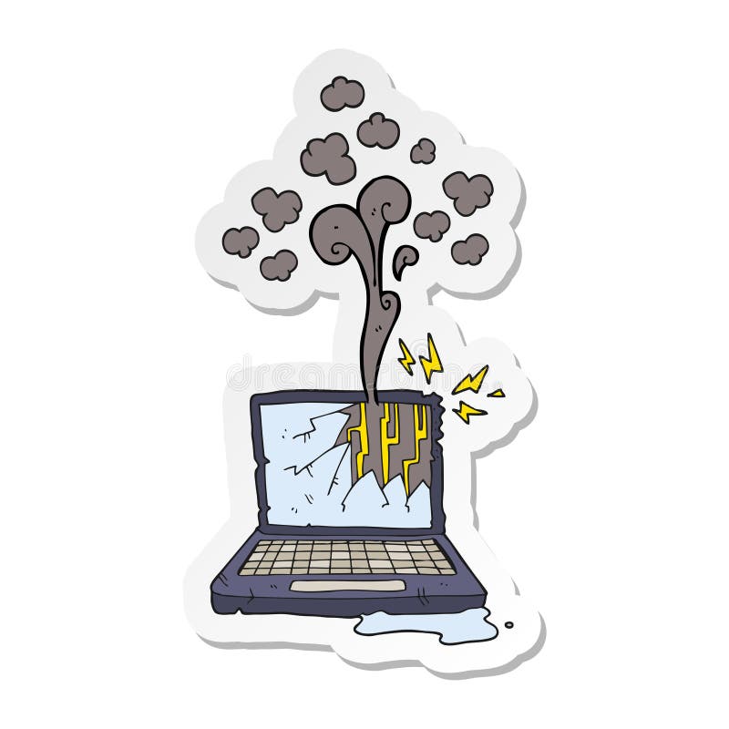 Broken Cartoon Sticker Stock Illustrations – 1,380 Broken Cartoon ...