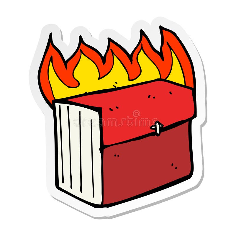 A Creative Sticker of a Cartoon Business File Stock Vector ...