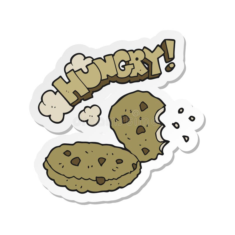 A Creative Sticker of a Cartoon Cookies Stock Vector - Illustration of ...