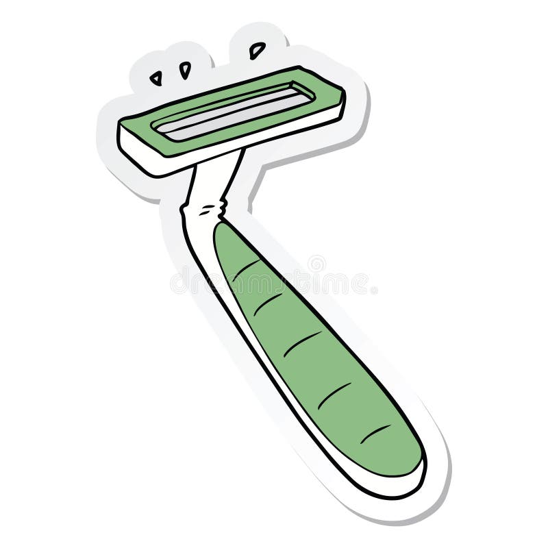 Disposable Razor Vector Icon Illustration. Shaving Tools Vector Stock ...