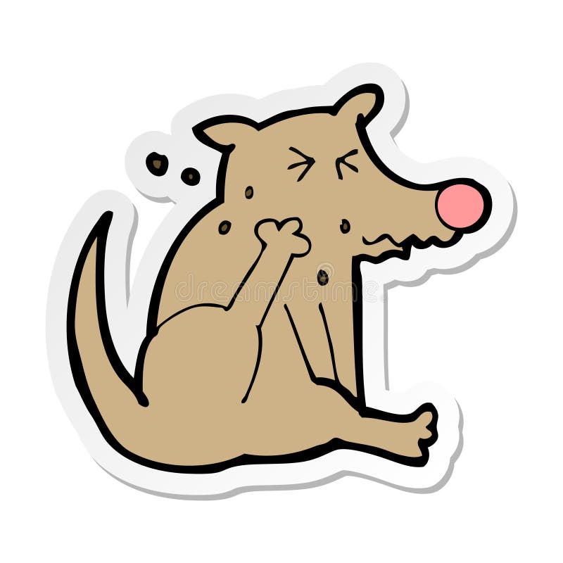 Cartoon Dog Scratching Stock Illustrations – 213 Cartoon Dog Scratching ...